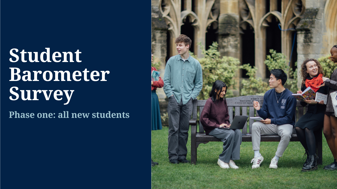 Barometer Survey opens for new students | University of Oxford