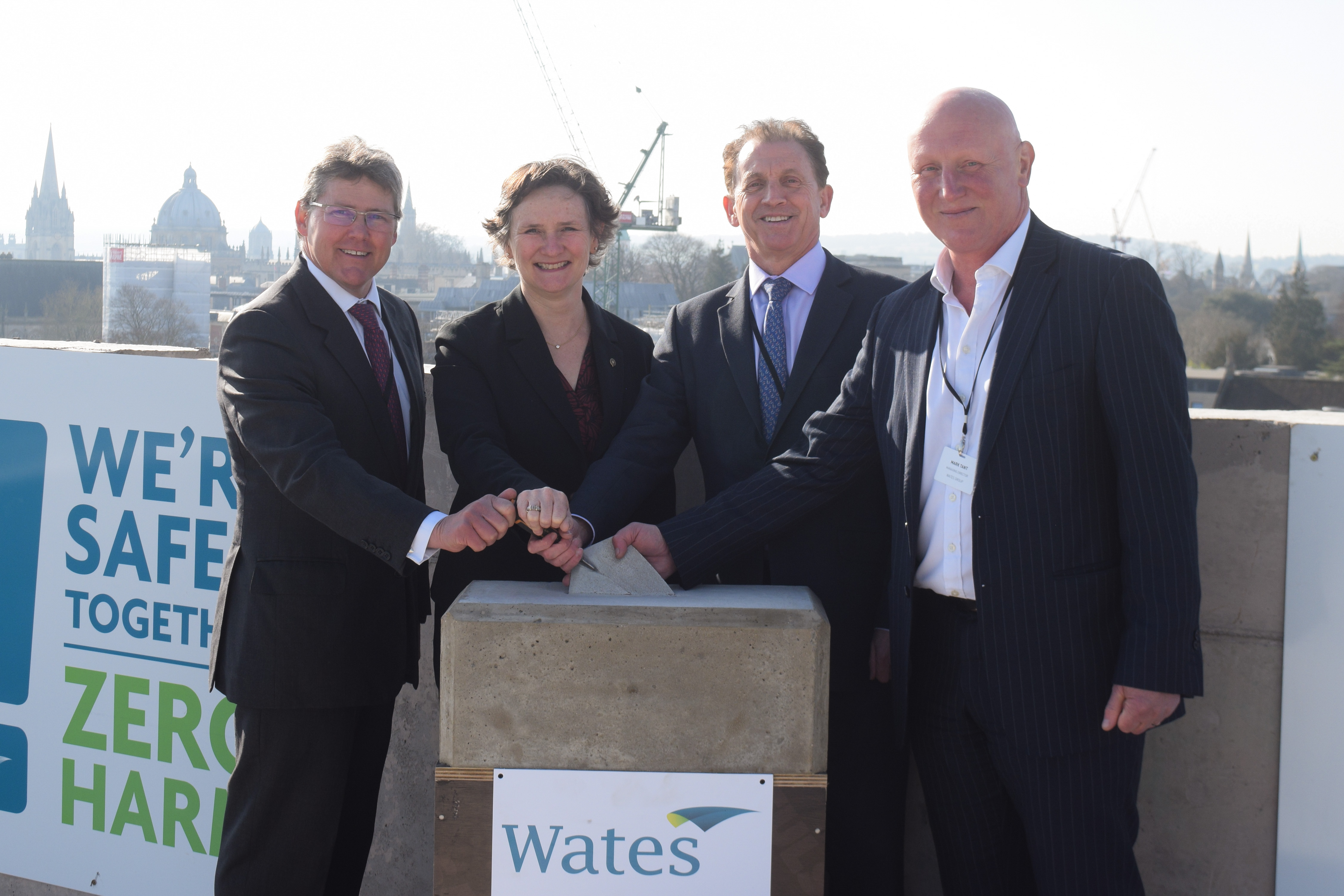 Life and Mind Building construction tops out | University of Oxford